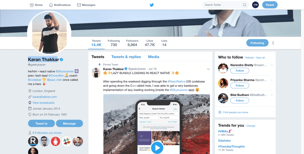 30 Best React Native Experts & Blogs To Follow [2022 UPDATED]