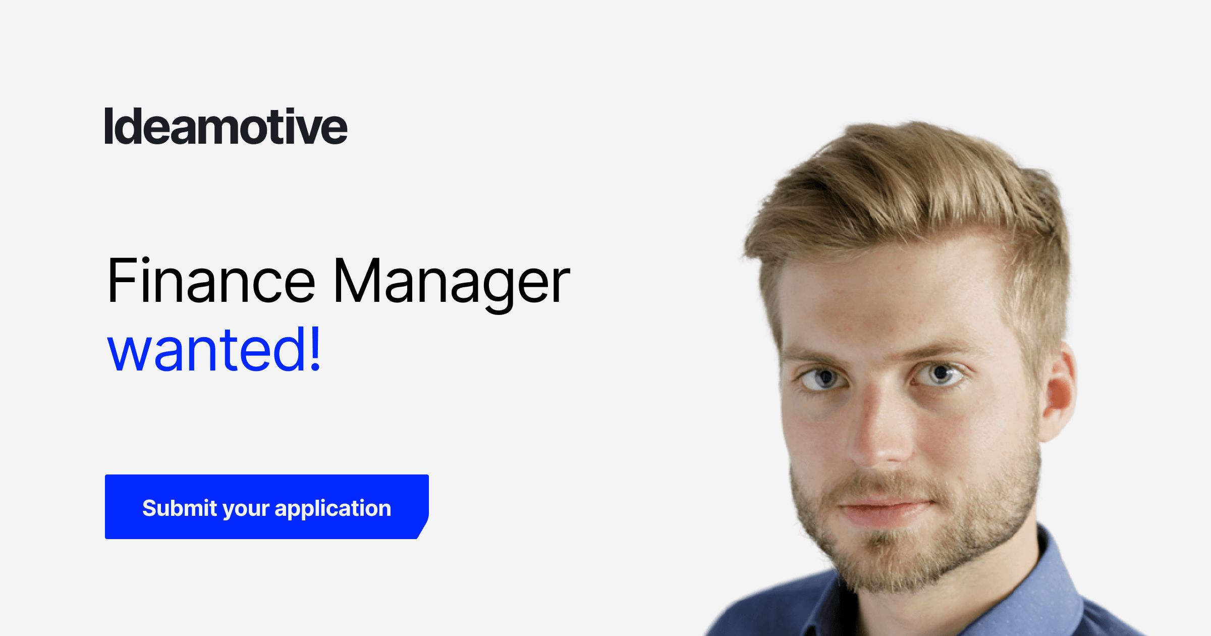 Finance Manager Wanted! | Ideamotive